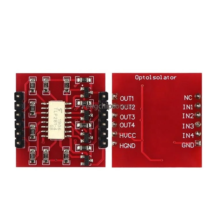 Tlp281 4-way Optocoupler Isolation Module High And Low Level Expansion Board Electronic Bricks ...