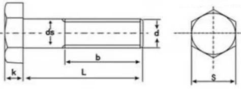 Hex Bolt Bolts M3 M8 M9 Ss 3/8 4.8 Hdg 8.8 M32 M60 Nut Unf Tap M12 M13 ...