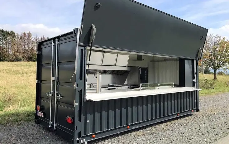 Modern Mobile Container Fast Food Kiosk - Best Price