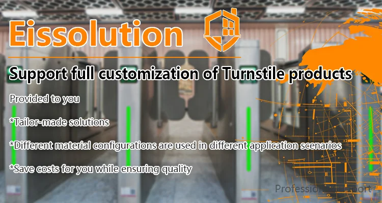 EISS Tripod Turnstile with QR Code and Software Three Arm Turnstile Barcode Scanner Tripod ...