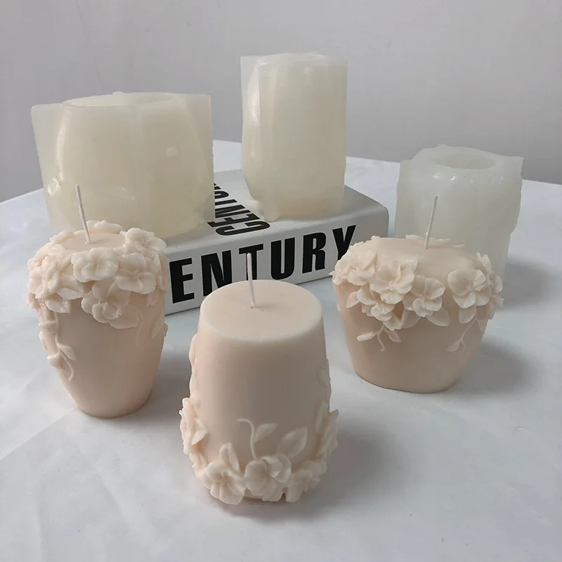 Wholesale 3d Silicone Candle Mold Wedding Candle Molds Veiled Female ...