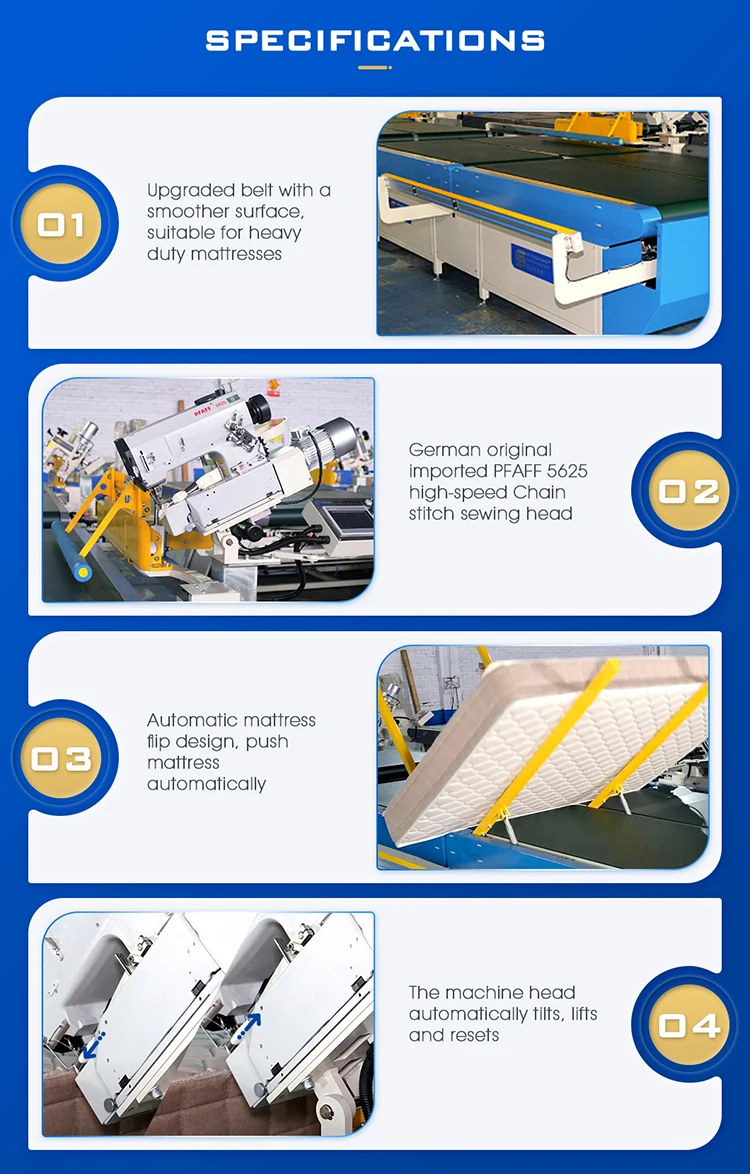 Xdb-wb6a Dual Motor Design Pfaff 5625 Machine Head Automatic Mattress ...