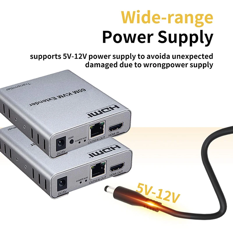 60M HDMI KVM Extender - 1080P Video Audio Ethernet Solution