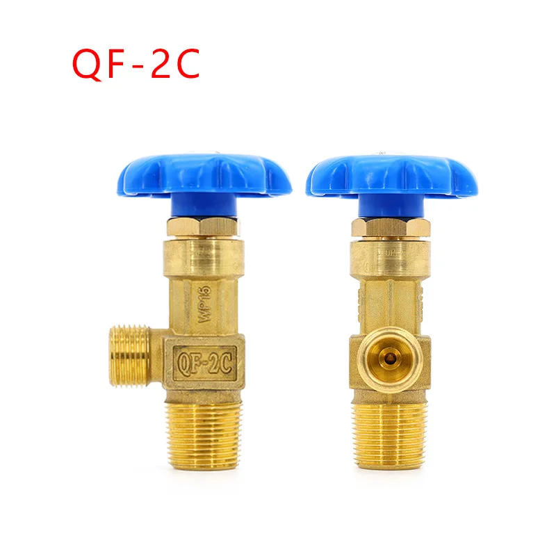 Gas Cylinder Valve QF-2C - Brass Carbon Dioxide Regulator