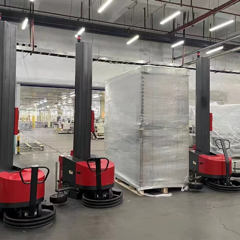 Automatic Self Propelled Robotic Mobile Stretch Film Wrap Machine ...