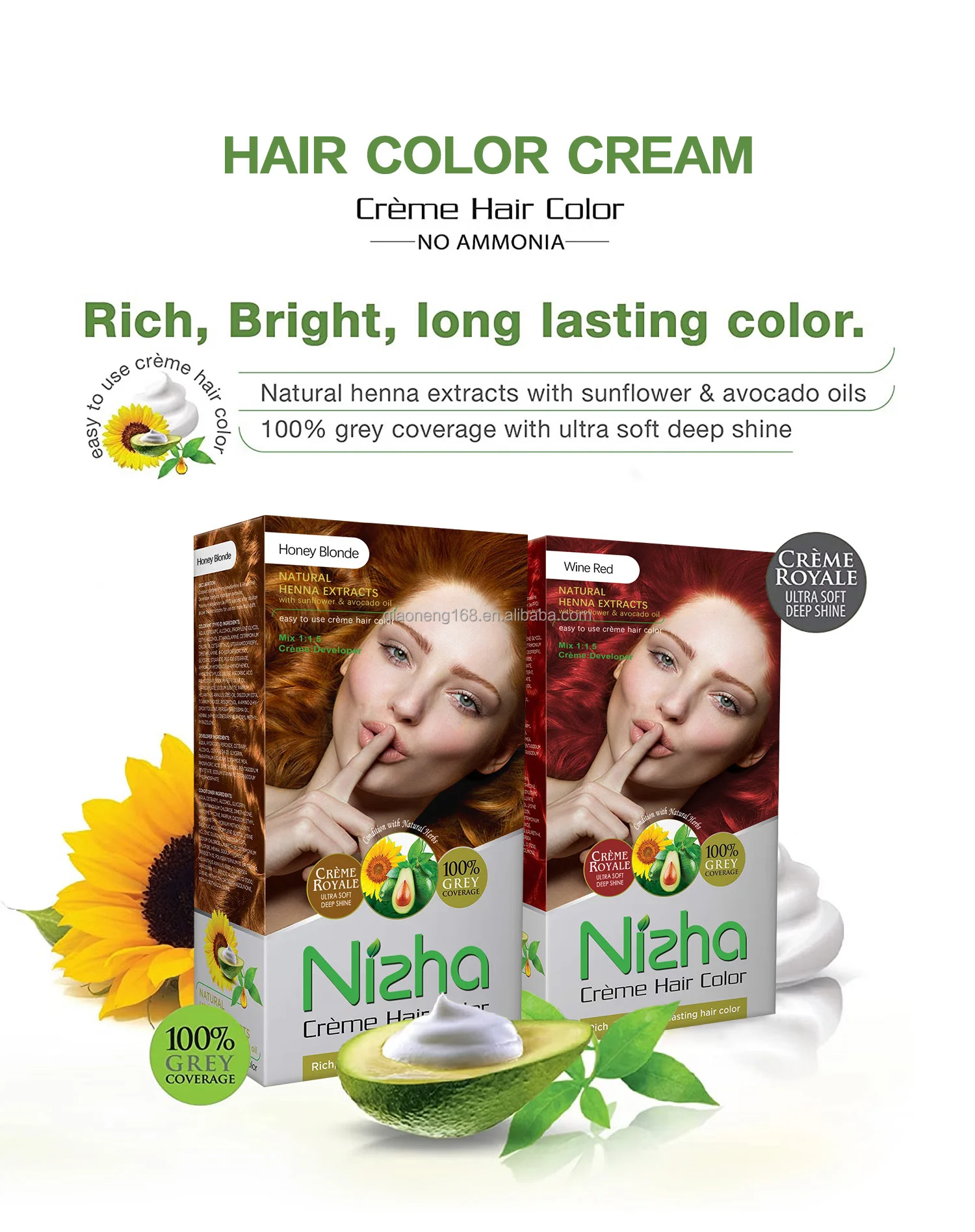 Wholesale Hot Selling Fast Hair Color Cream Hair Dye Natural ...