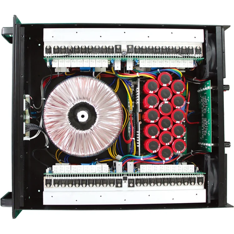 4CH 4800W High Audio Power Amplifier - Metal Shell, 3M Warranty