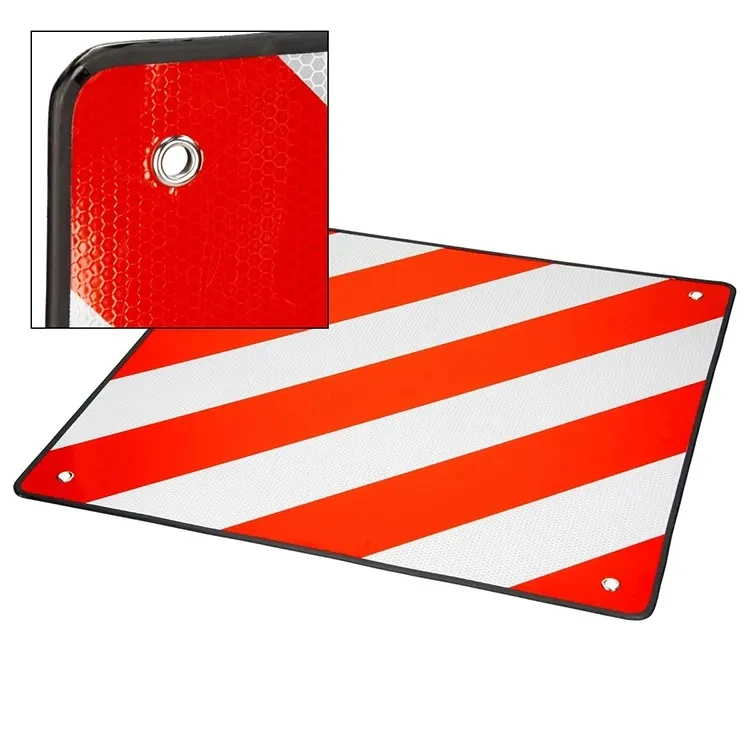 High Visibility Warning Sign - Customizable Aluminum Plate
