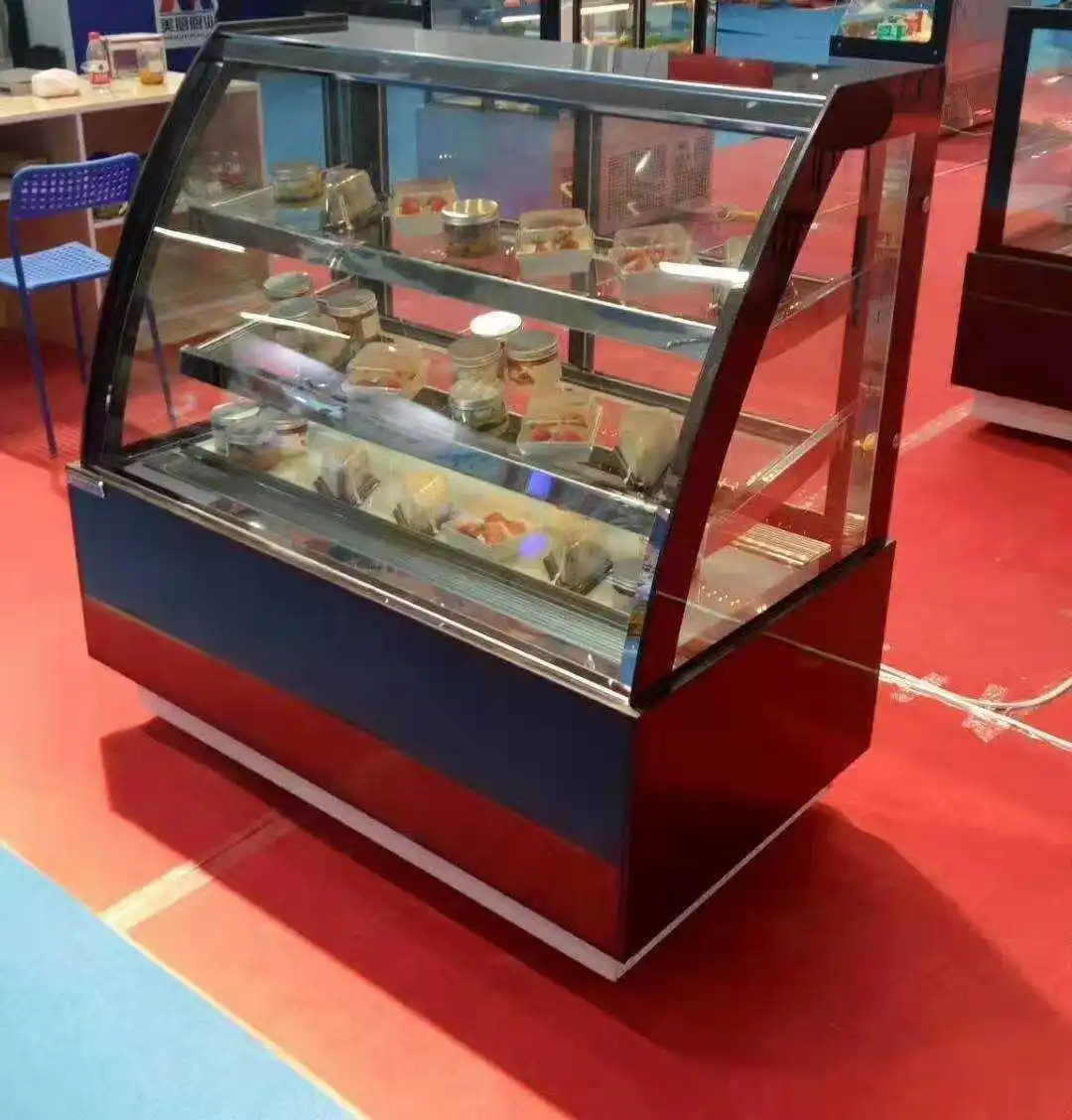 Factory Direct Selling Cake Display Showcase Cabinet Temperature ...