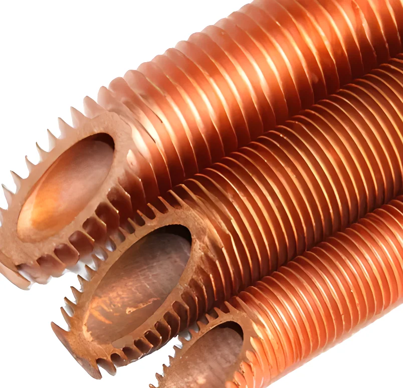 Astm B280 Pure Extruded Copper Pipe Finned Copper Tube For Heat ...