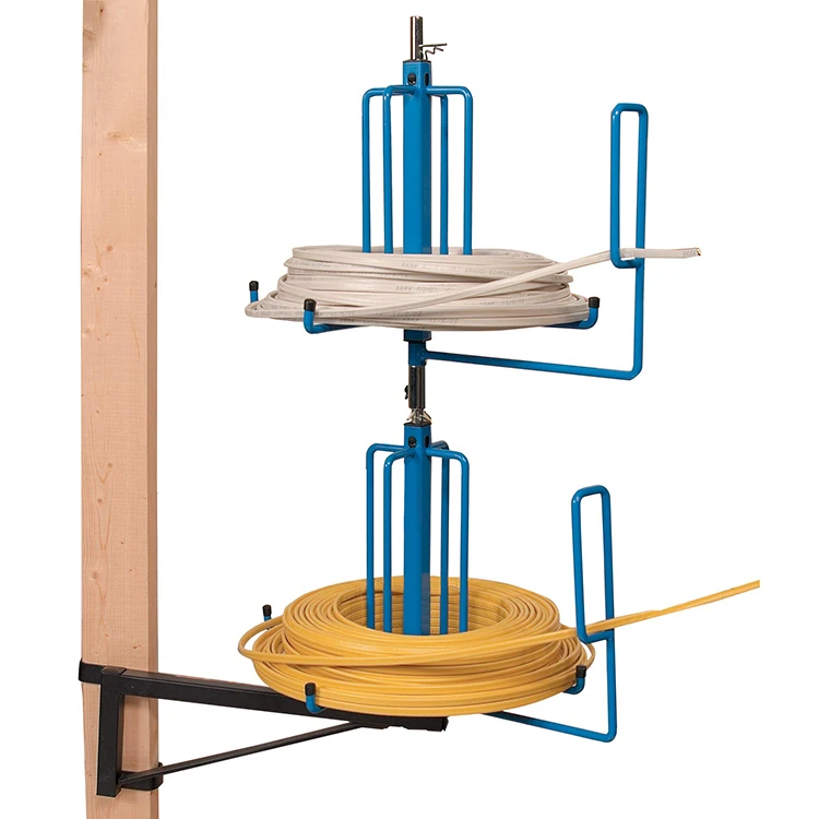 Jh-mech Cable Dispenser Heavy Duty Convenient Sturdy Premium Blue Powder Coated Floor Stud ...