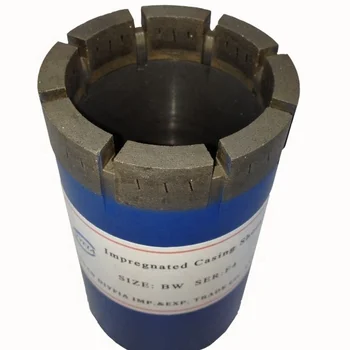 Nq Hq Casing Shoe Rod Bw Nw Hw Impregnated Diamond Casing Shoe Drill ...