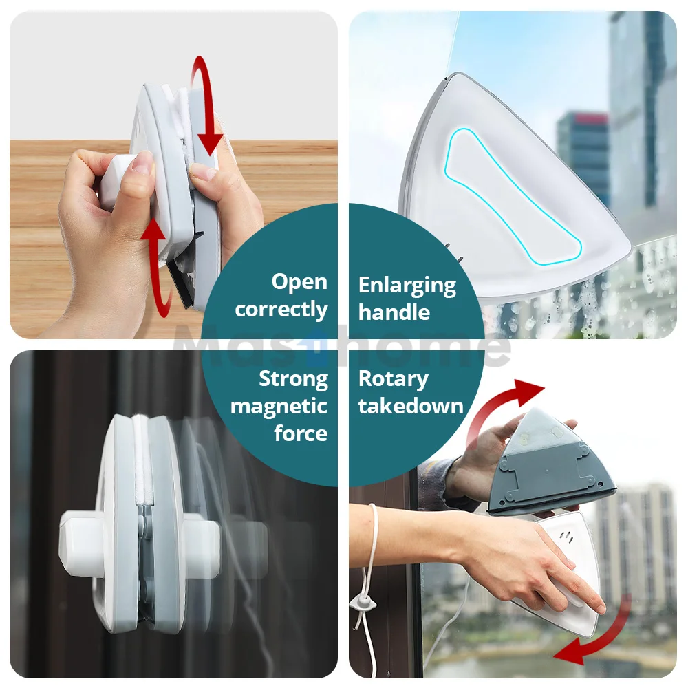 Masthome Magnetic Window Cleaners - Efficient & Durable