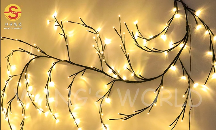 Hanging Tree Branch Lighting - Flexible DIY Vine with Lights