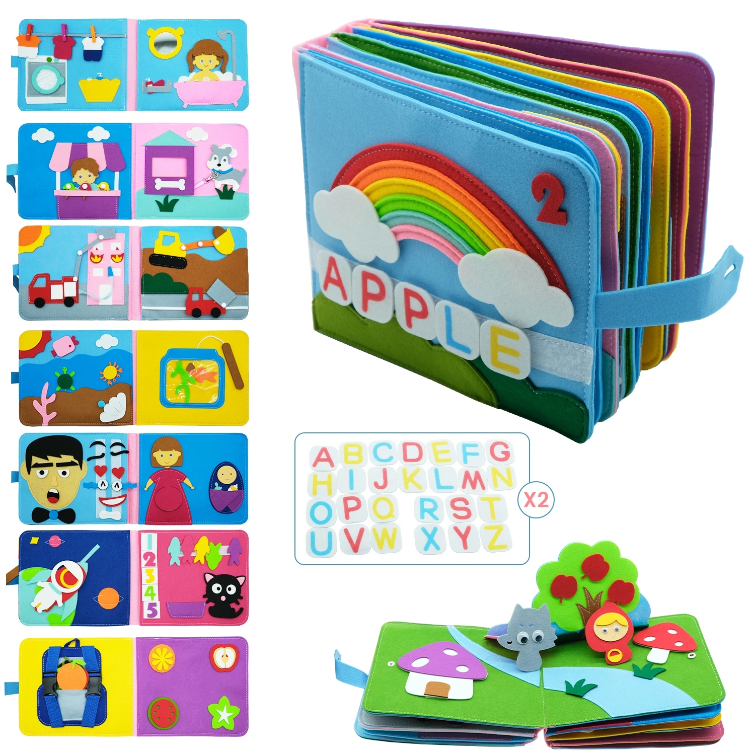 Felt Early Childhood Education Books Children's Enlightenment Cartoon ...