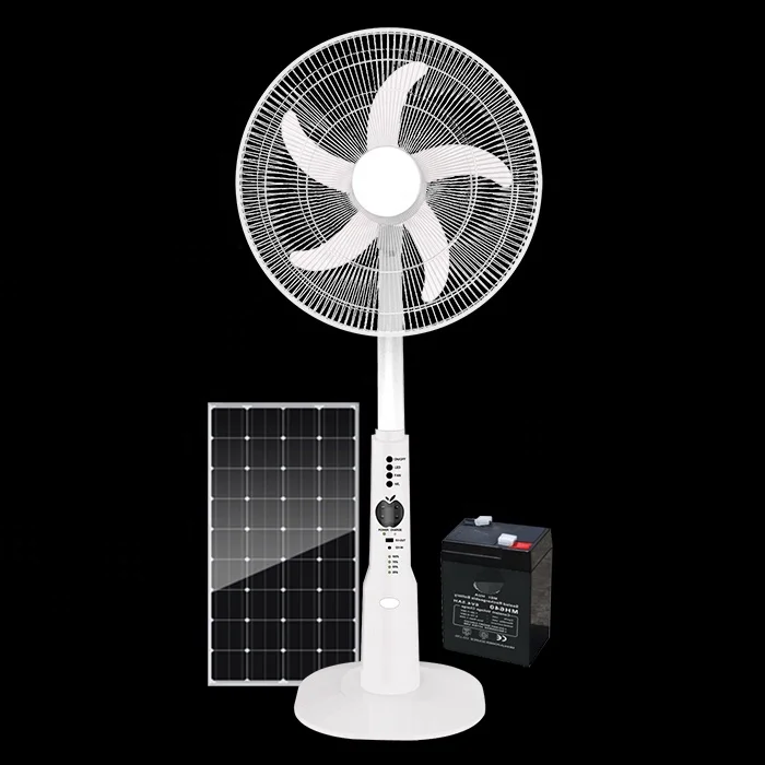 18inch Solar Fan Price 12v Dc Solar Fan with Battery 16 Inch Stand