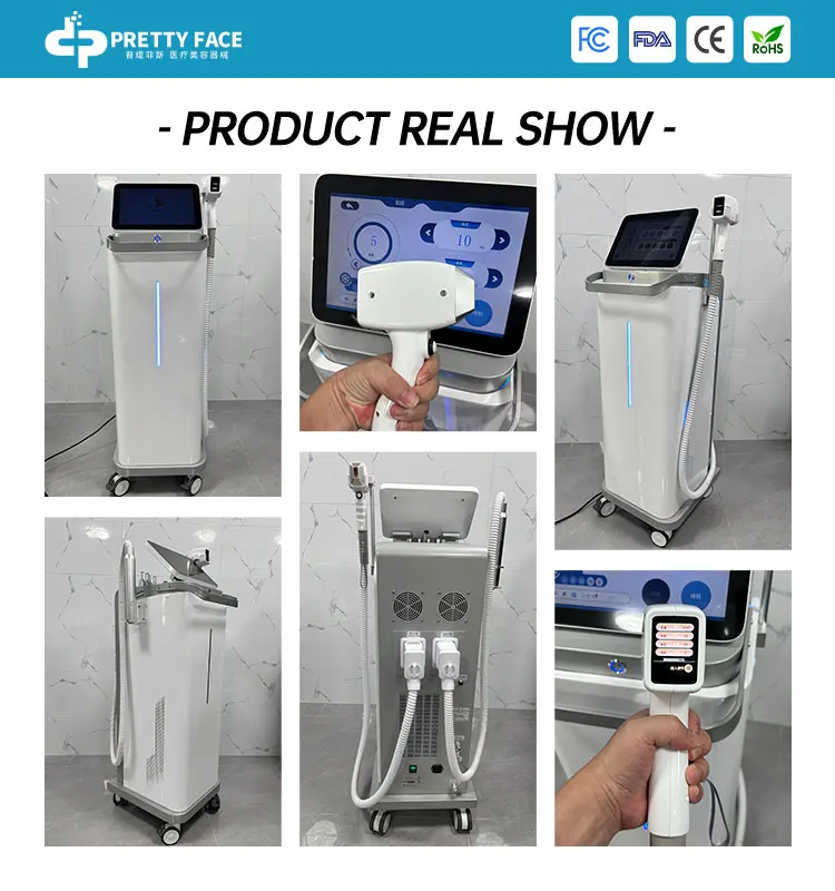 Germany Triple Wavelength Diode Laser Hair Removal Machine