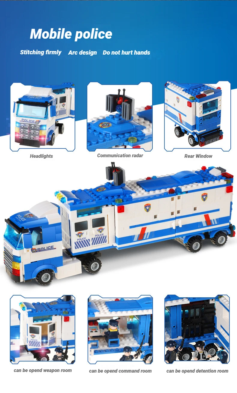 Best Learning Roleplay Stem Toy 8 In 1 Mobile Command Center Compatible ...
