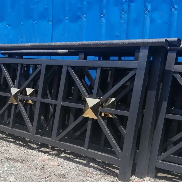 Galvanized Steel Aluminum Railing Modern Balcony Wrought Iron Railing ...