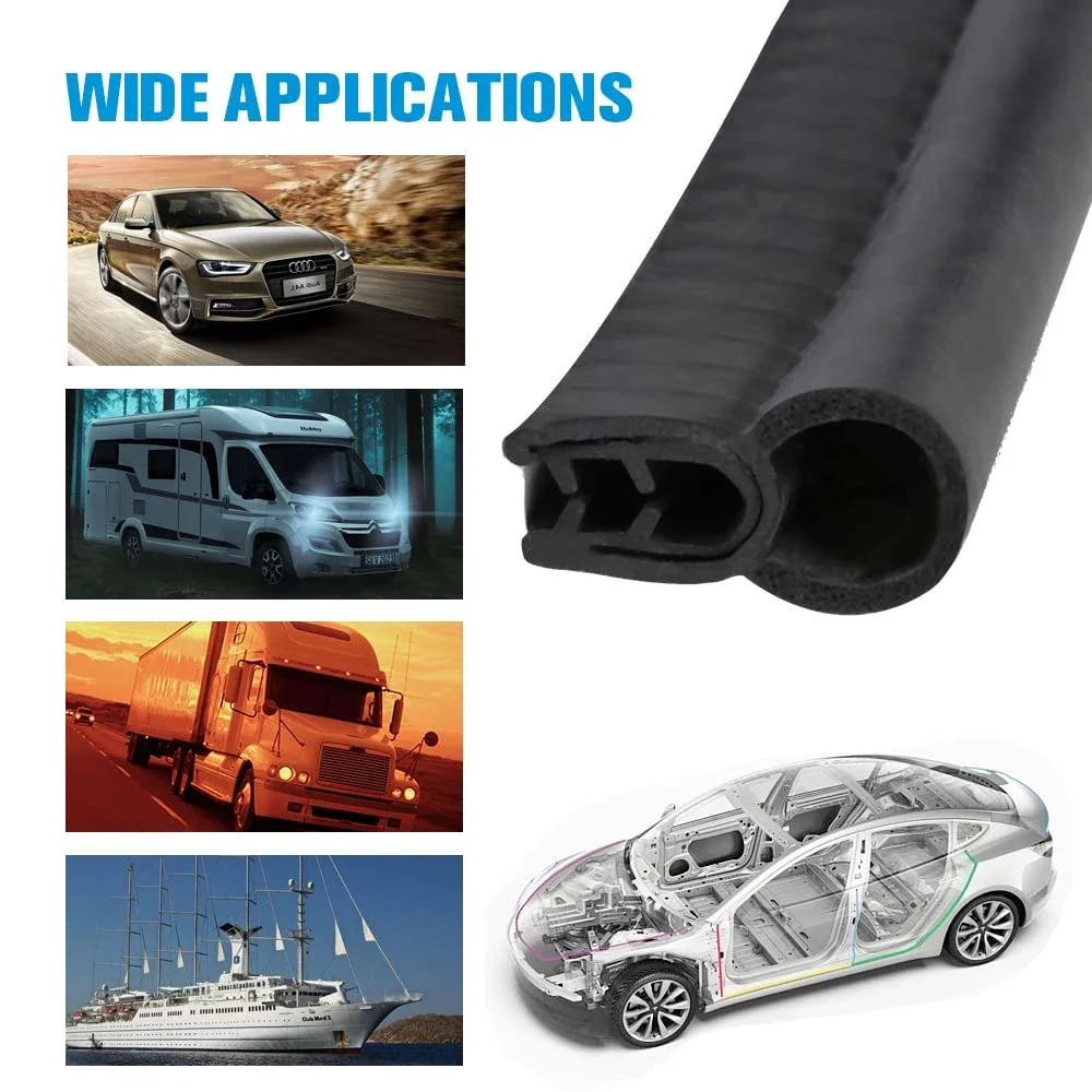 Extrusion Rubber Seal Profile Epdm Auto Car Door Rubber Seal Weather ...