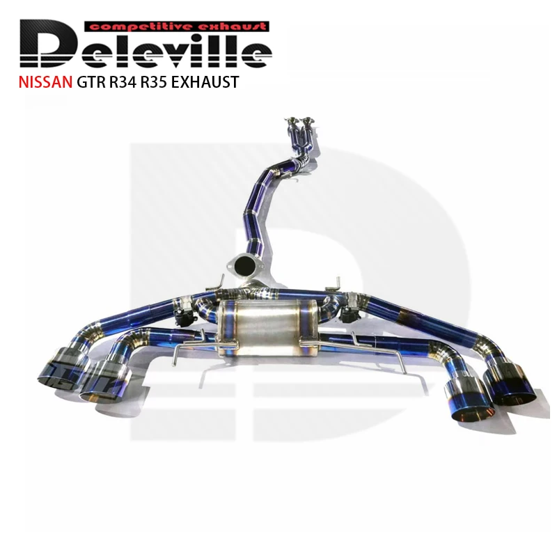 Hight Quality Titanium Alloy Exhaust Pipes Catback Exhaust For Nissan ...