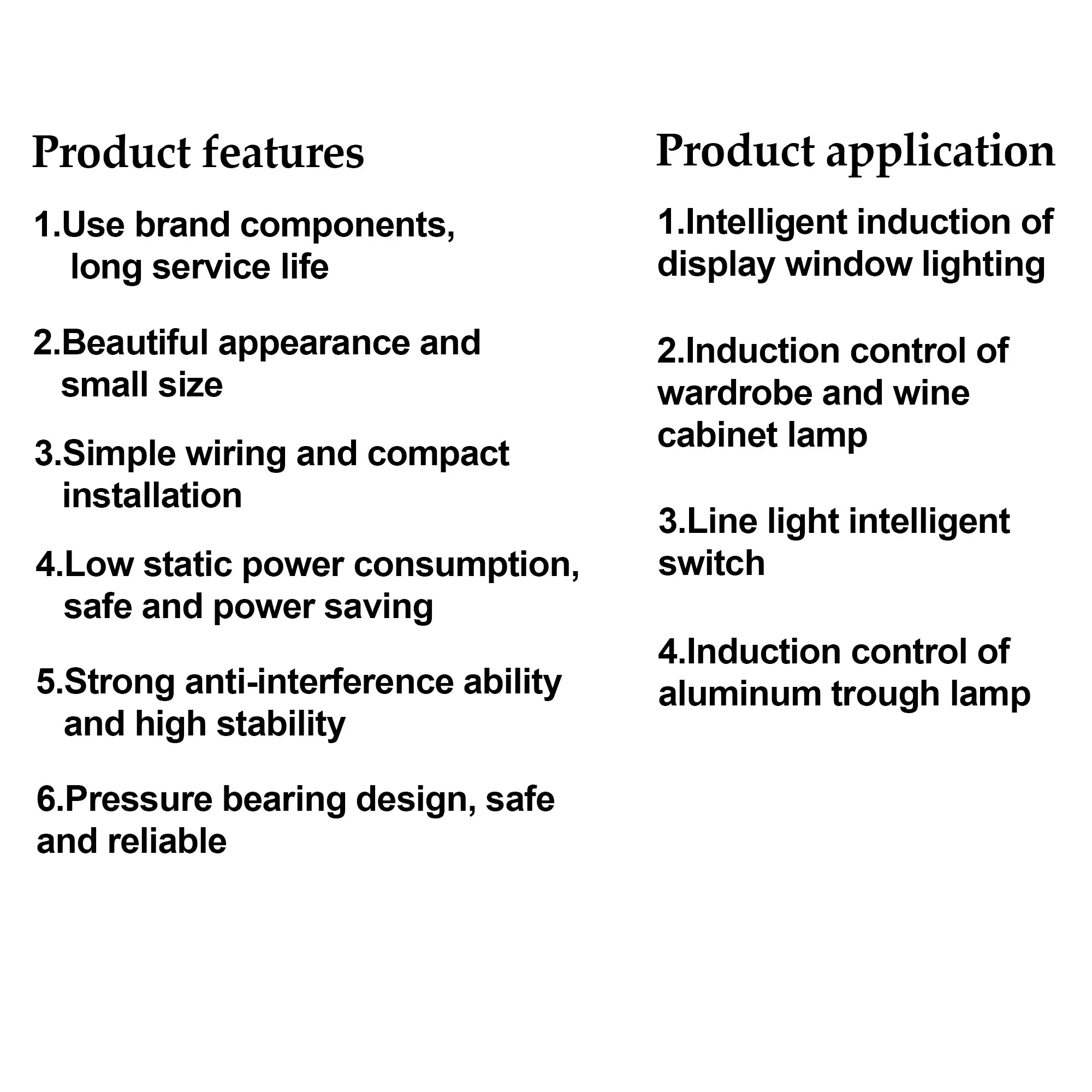 Mini Size DC12V/24V Human Body Sweep PIR Induction Cabinet Proximity ...