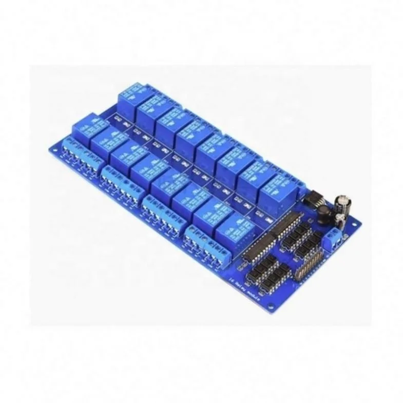 5v/12v 16 Channel Relay Module With Optocoupler Protection With Lm2596 ...
