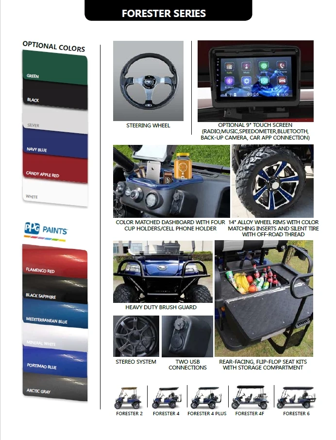 New 2024 Car Utv Buggy Tourist Hdk Evolution Electric Golf Carts For ...