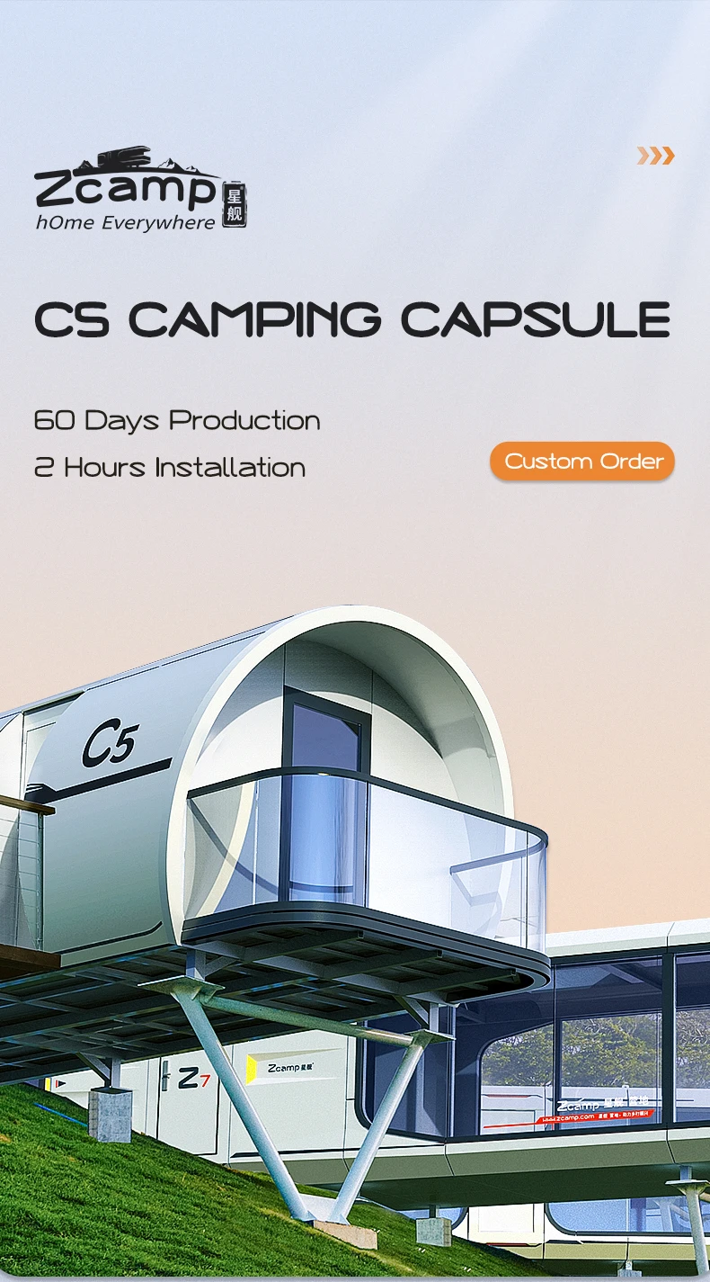 C5 Camping Capsule Luxury Tiny Home - Eco-Friendly & Modern
