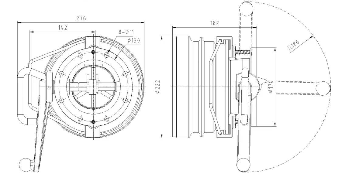 Oil tank Truck Aluminum API Bottom Mounted Jiont/dry Relaxed Valve| Alibaba.com