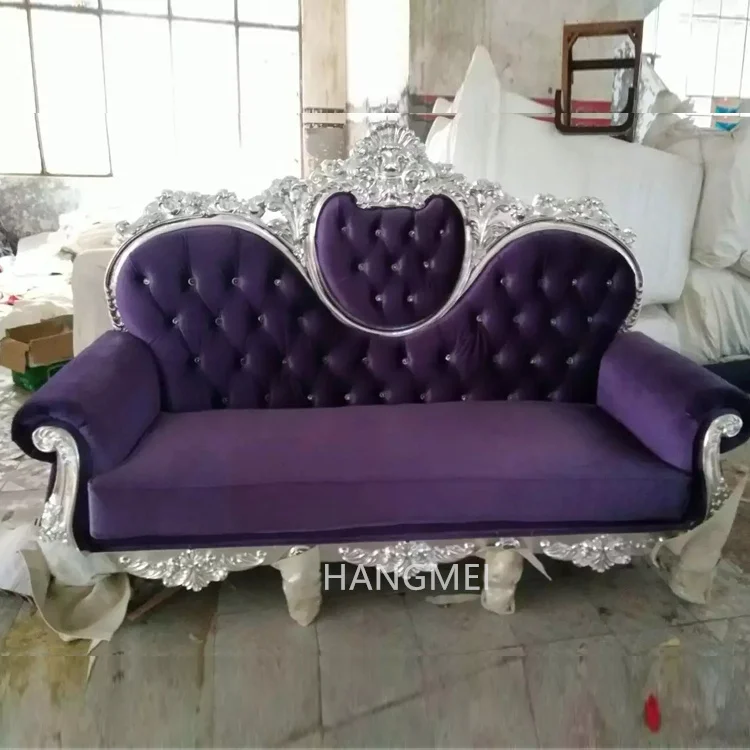 Modern Leather King Throne Chair for Wedding Events