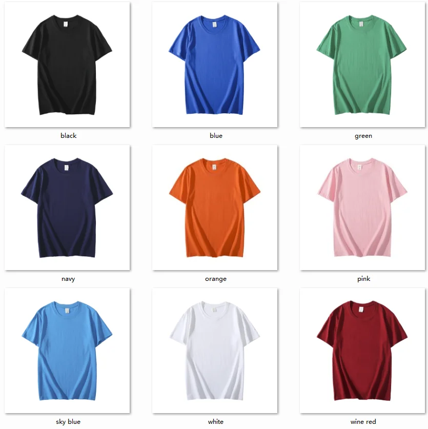 100% Cotton Unisex Tshirt - Customize Your Brand Logo