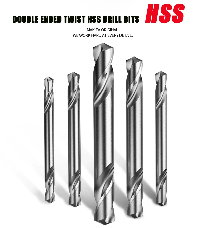 135 Split Point Din338 Fully Ground Bright Finish Hss M35 Double End ...