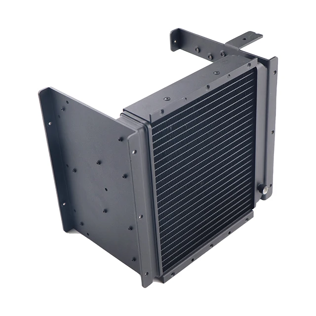 Black Aluminum Water Cooled Heat Exchanger Radiator - Buy Water Cooled ...