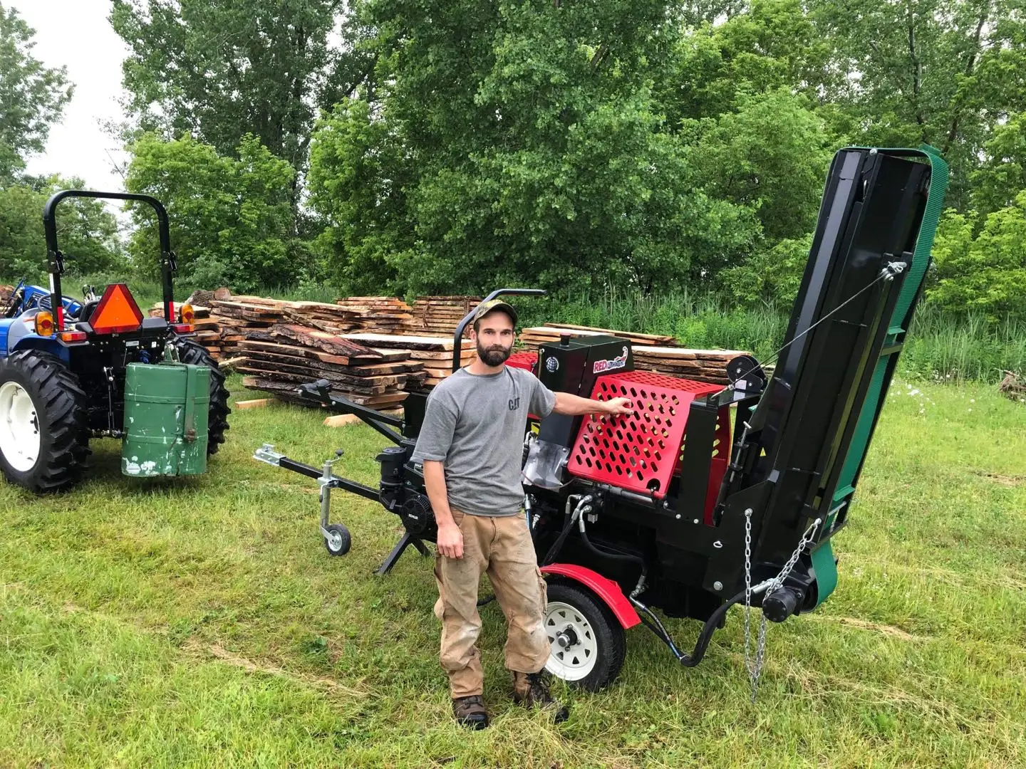 Rima 20ton Wood Log Splitter - Efficient Firewood Processor