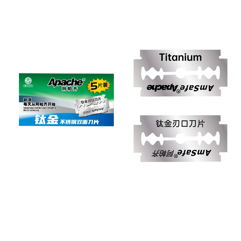 High Quality Double Edge Razor Blades with Titanium Coating