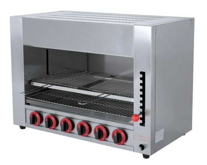 Commercial Kitchen Equipment Countertop Stainless Steel Broiler Grill ...