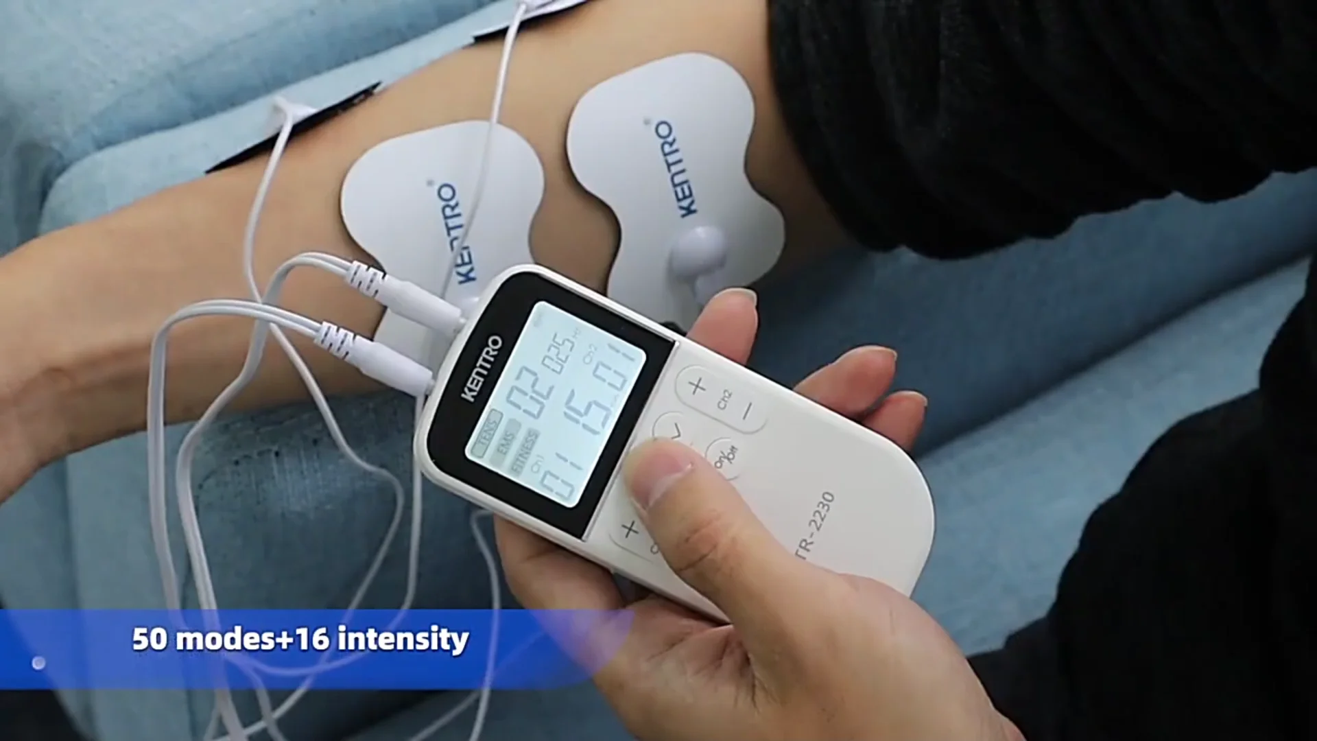 Electrotherapy 2 Channel Mini Tens Massage Stimulator Physiotherapy ...