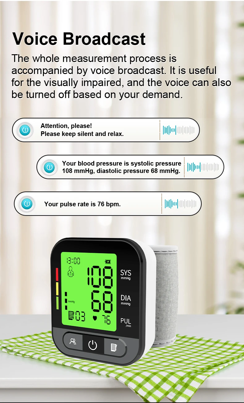 Rechargeable BP Apparatus Monitor - Digital Tensiometer