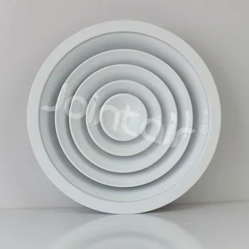 Hvac Ventilation Aluminium Round Ceiling Air Vent Circular Diffuser ...