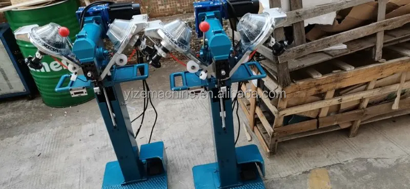 Small Automatic Face Shield Raincoat Snap Button Press Machine Metal Prong Button Riveting ...