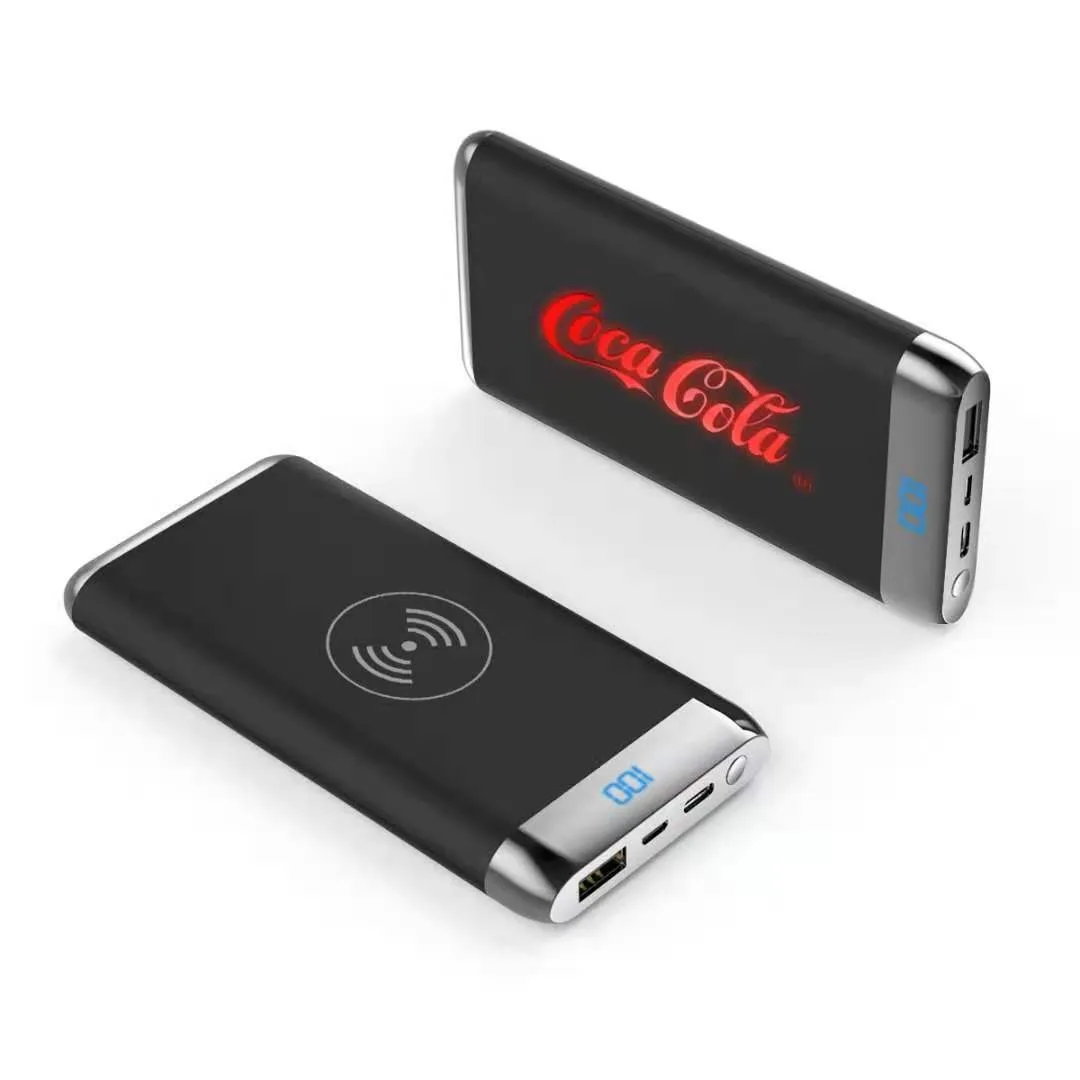 Design Logo with USB Ports - Fast Charge Portable Power Bank