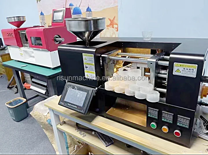 Mini Desktop Injection Molding Machines - Stock & Video