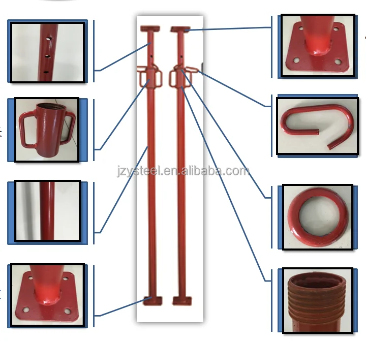 Formwork Push Pull Props Brace Shoring Prop Scaffolding Concrete ...