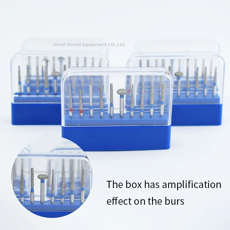 Dental Material High Speed Diamond Burs Set Dentistry Tools