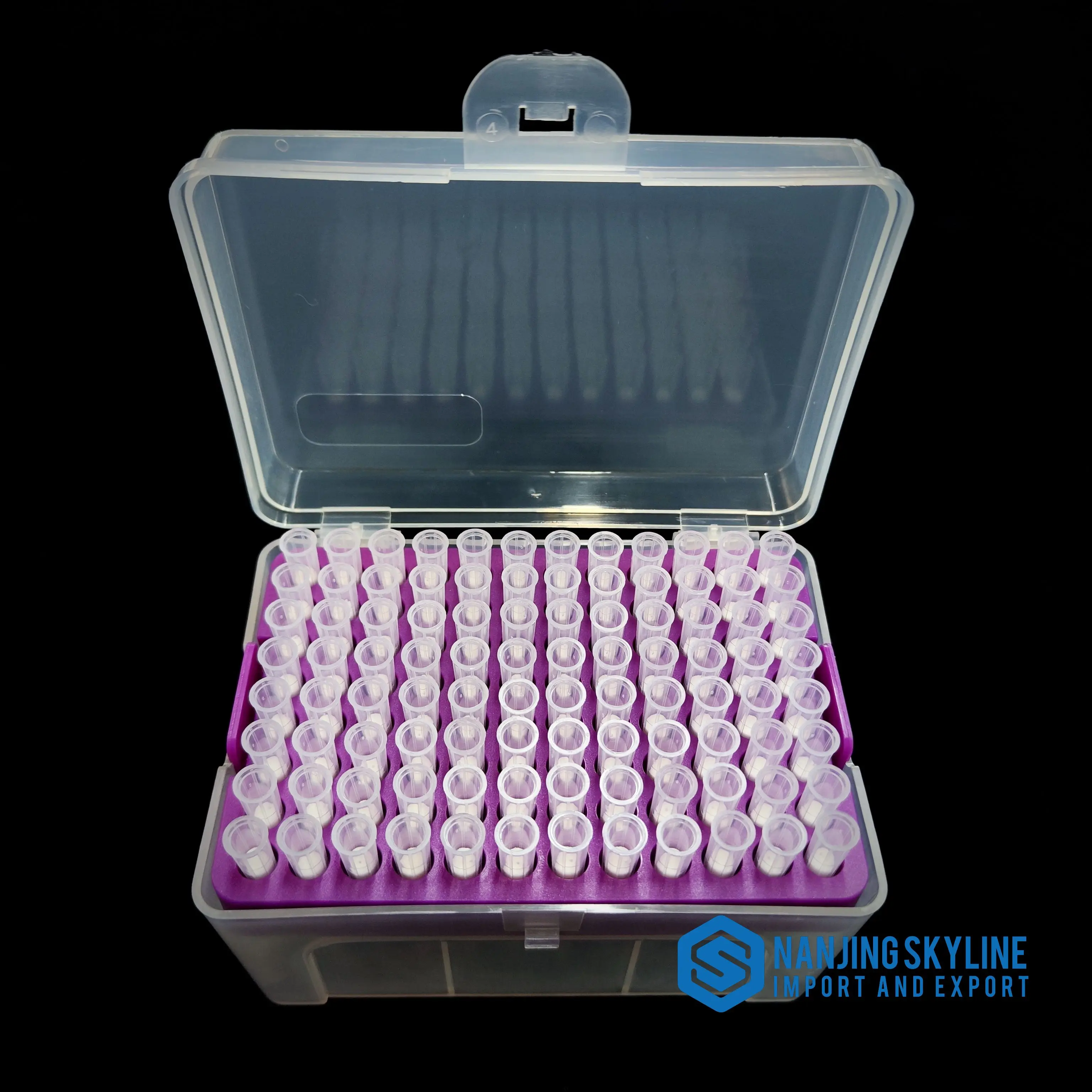 Lab Plastic 300ul Disposable Micropipette Tips Autoclavable Medical ...