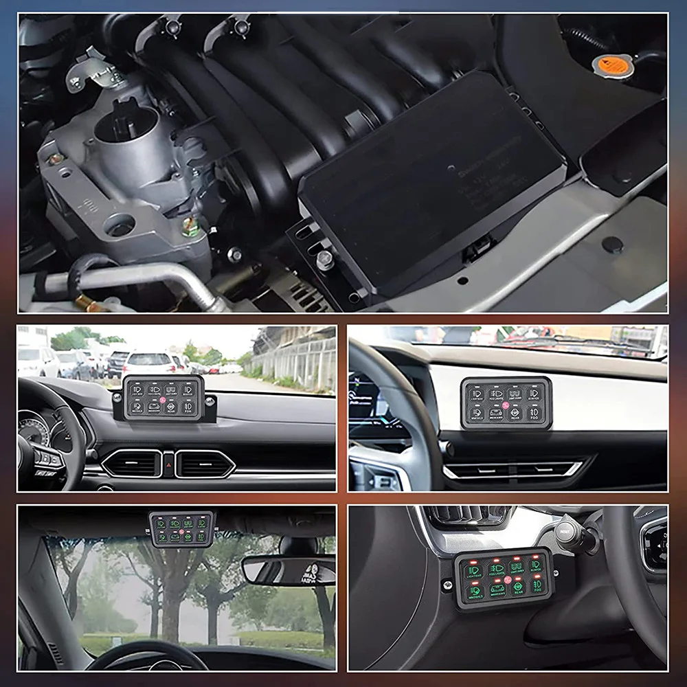 Bluetooth Truck Marine Boat On-off Led Switch Pod Universal Circuit ...