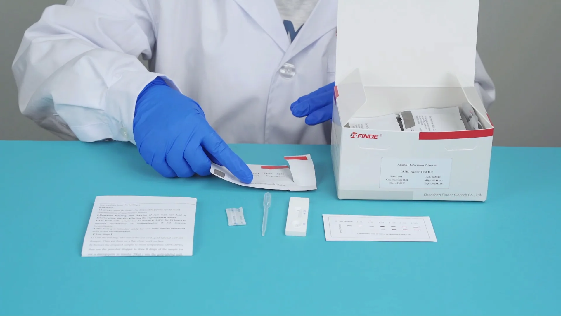 Rapid Veterinary Test Kit For Foot And Mouth Disease Virus Type O (fmdo ...