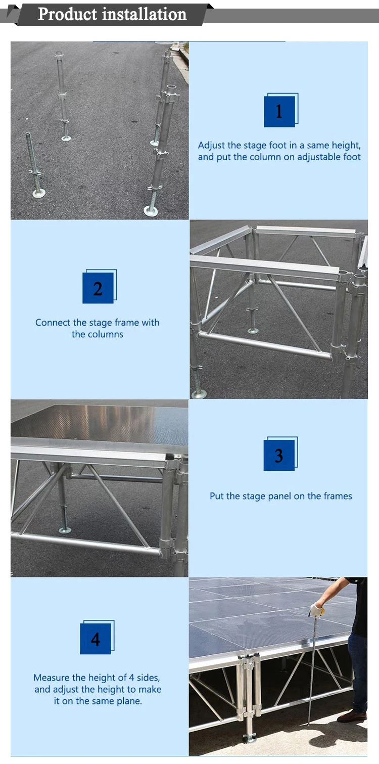 Luxury Concert Wedding Outdoor Stage Platform - Easy Install