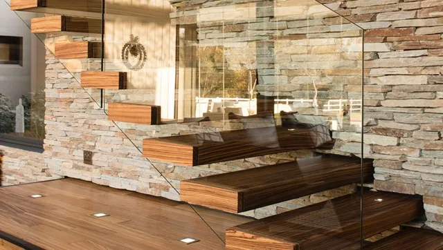 Customization Home Floor Walnut Staircases Wooden Portable Stair Steps ...